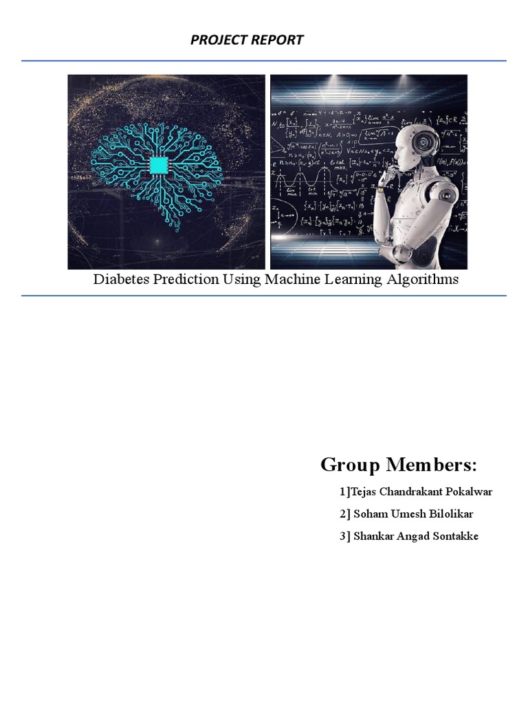 Synopsis - Diabetes Prediction | PDF | Statistical Classification ...