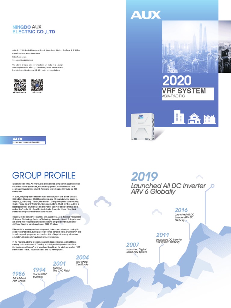 NINGBO AUX ELECTRIC CO.,LTD Product Catalogue - Introduction to AUX ...