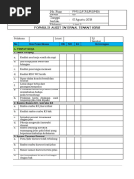 Form Checklist Inspeksi Tempat Kerja | PDF