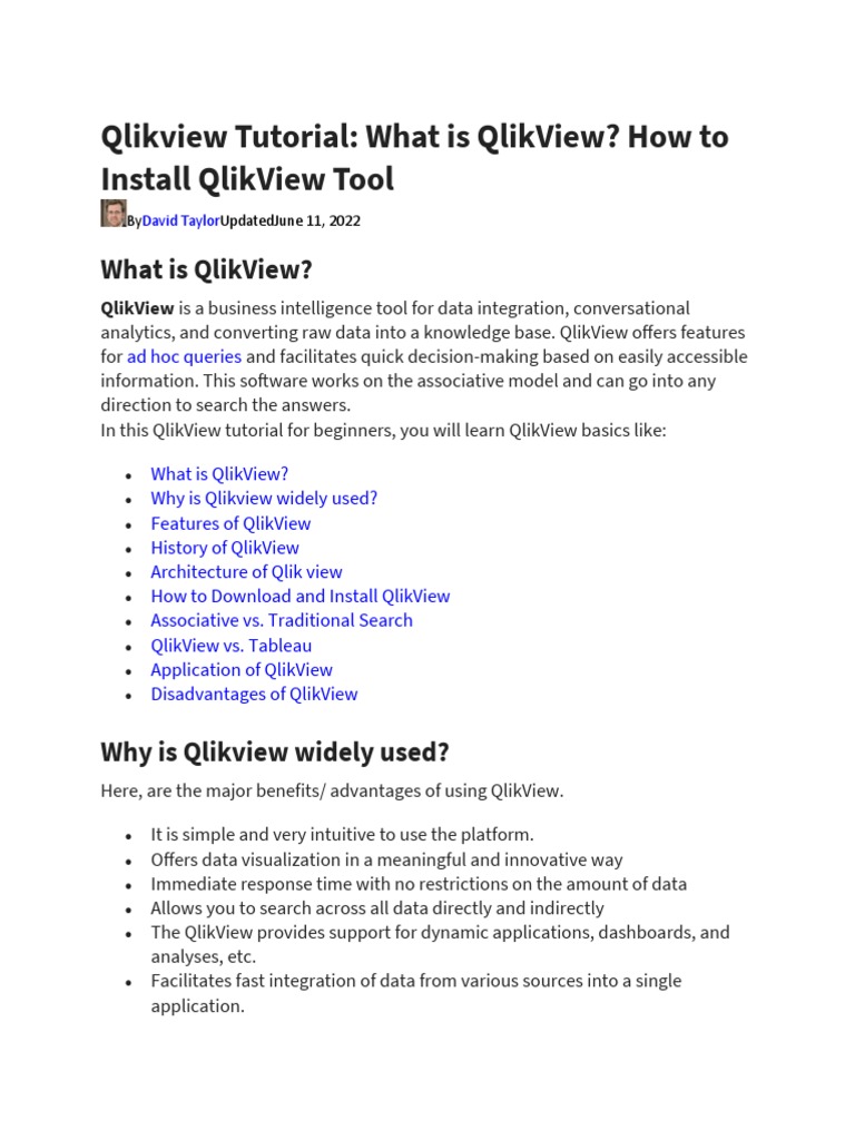 Qlikview Tutorial: What Is Qlikview? How To Install Qlikview Tool ...