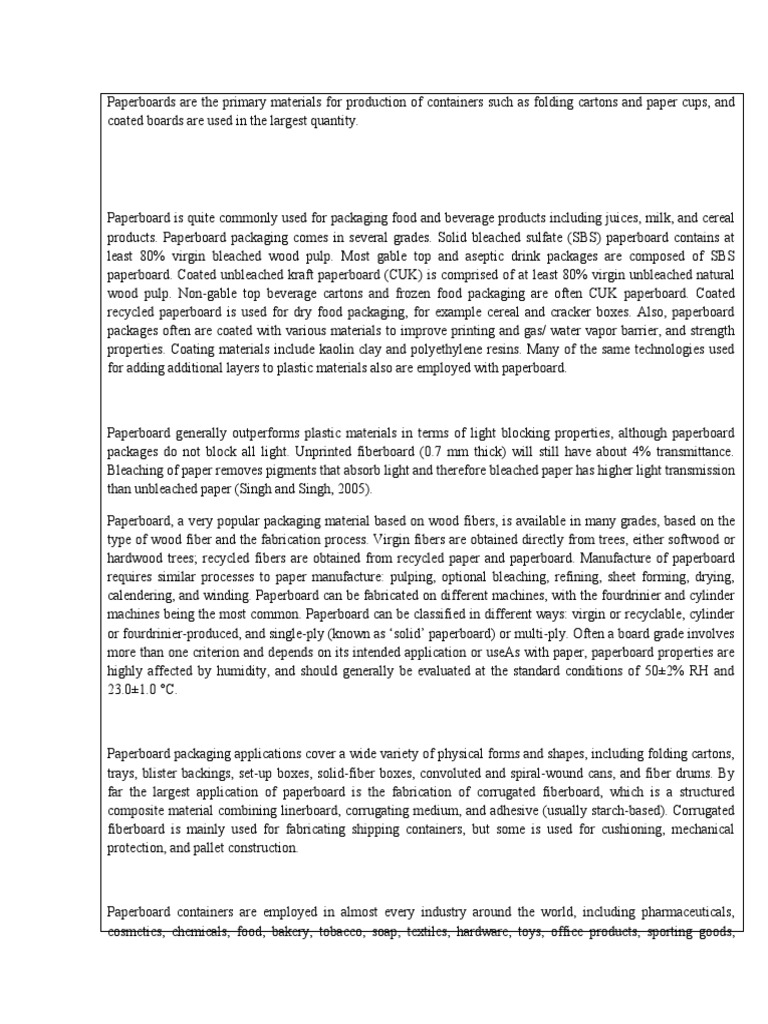 RRL | PDF | Paperboard | Paper