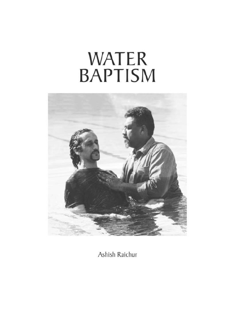 Water Baptism | PDF | Baptism | John The Baptist