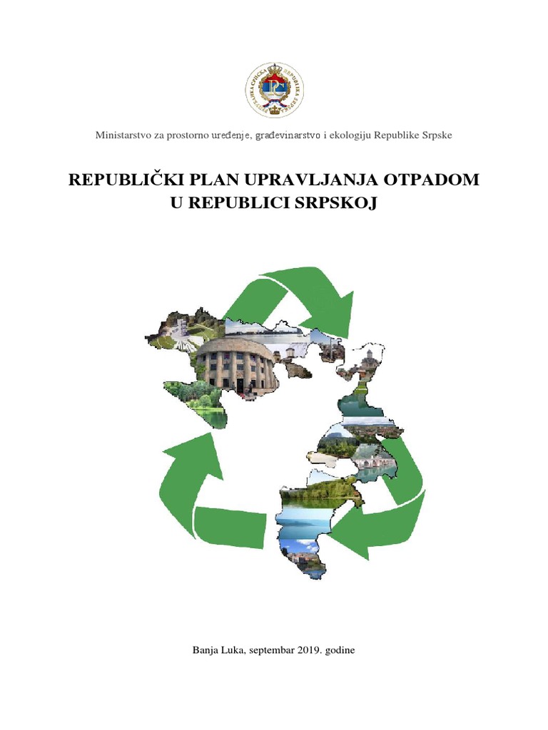 06 11 2019 Republicki Plan Upravljanja Otpadom | PDF