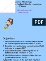 RHR I II III IV V: Chester Step Test Data Record Sheet | PDF