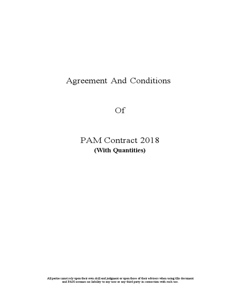 PAM 2018 (With Quantities) | PDF | Insurance | Adjudication