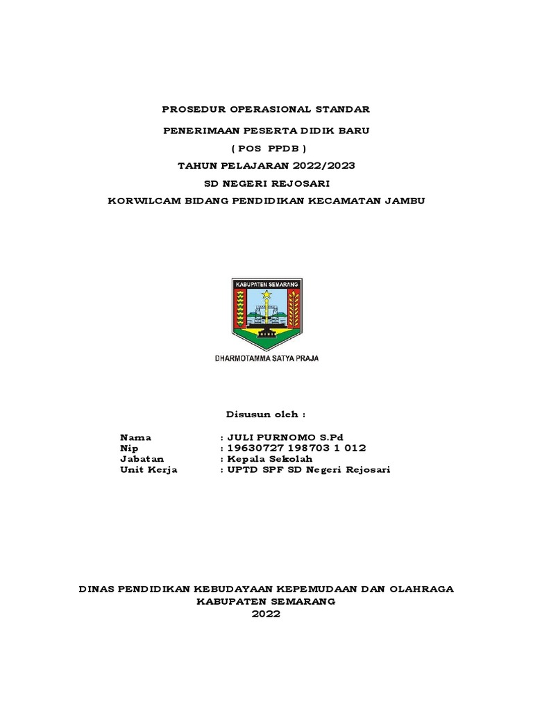 Pos PPDB 2022-2023 | PDF