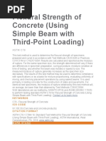 Astm C78 - C78M | PDF | Fracture | Concrete