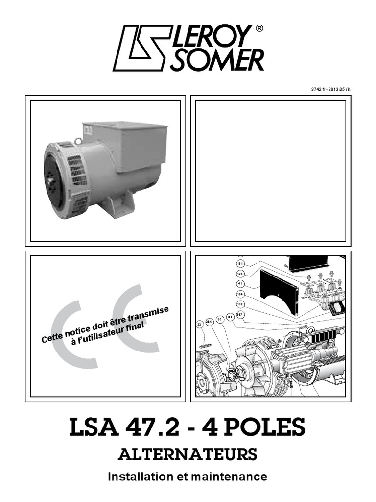 Instruc Leroy Somer Lsa 47 2 | PDF | Électrotechnique | Électromagnétisme