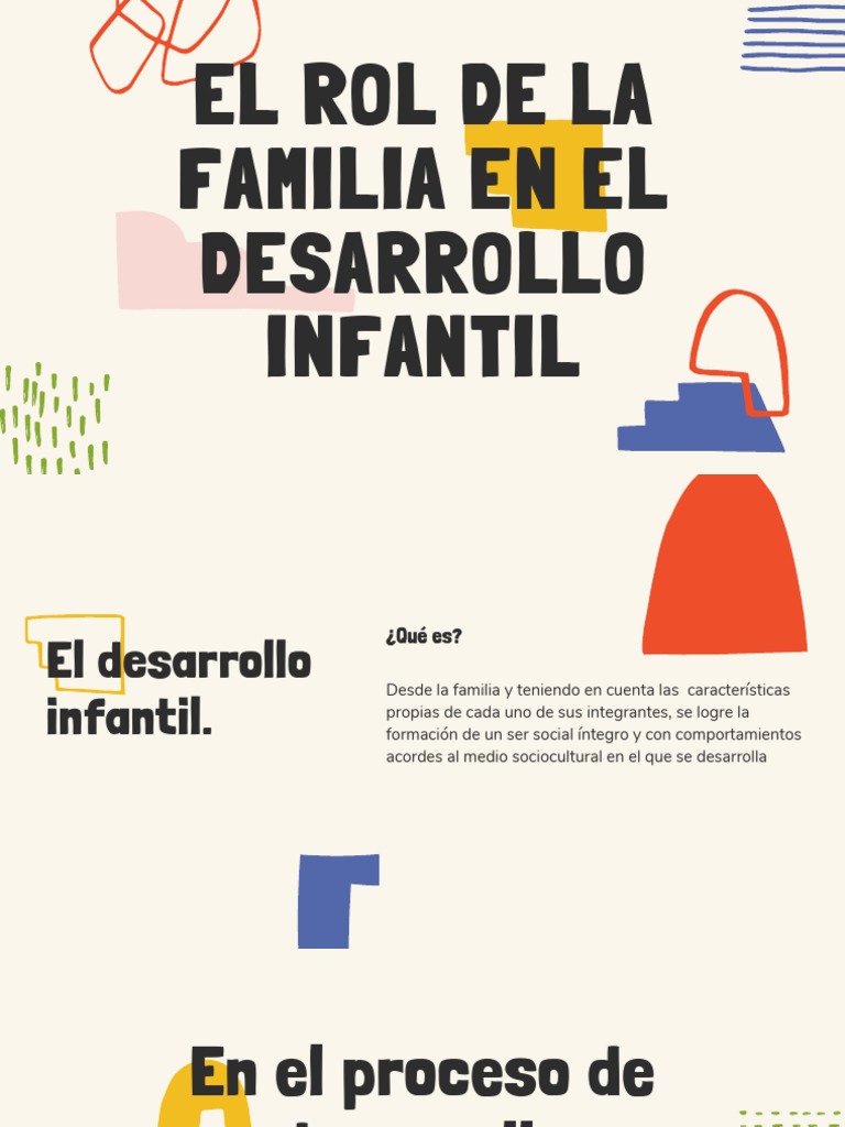 El Rol de La Familia en El Desarrollo Infantil | PDF | Ciencia ...