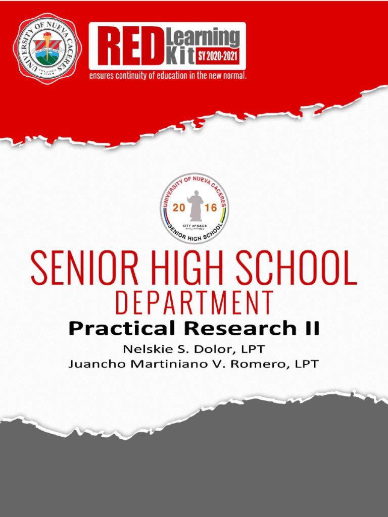 Practical Research II ABM - GAS 2021 2022 | PDF