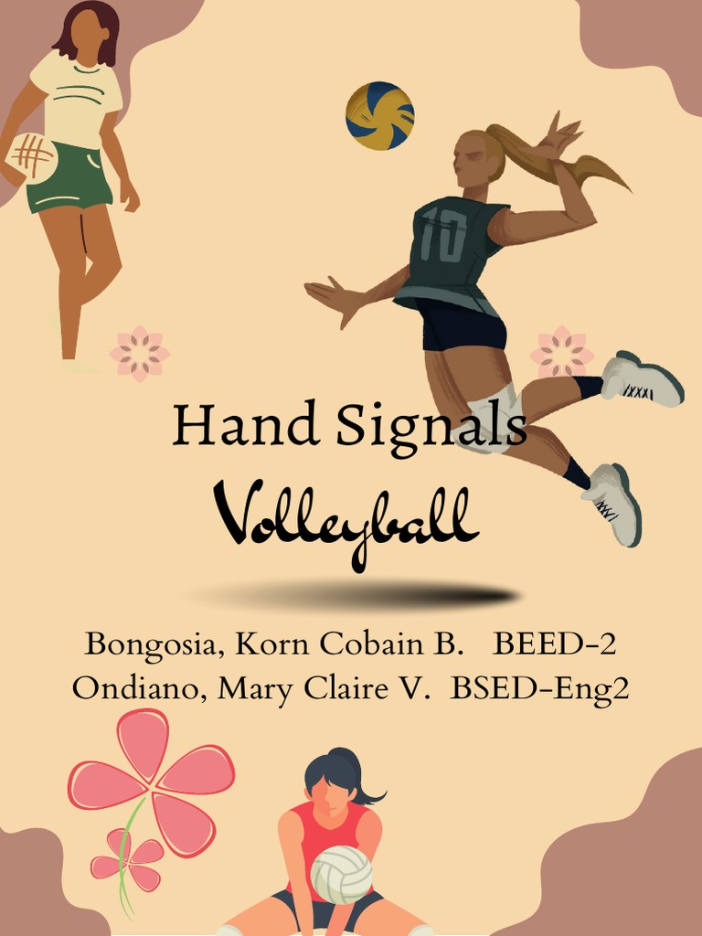 Pathfit Hand-Signals | PDF | Volleyball | Leisure