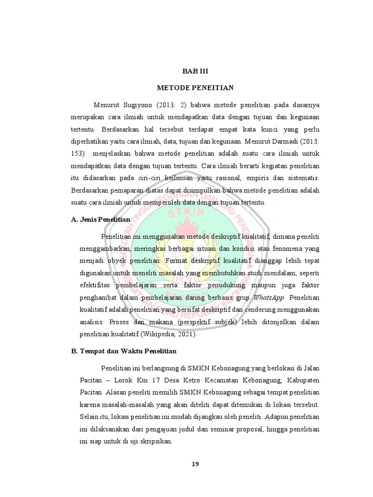 Agus Adi Cahyono - Bab 3 - Pi2021 | PDF