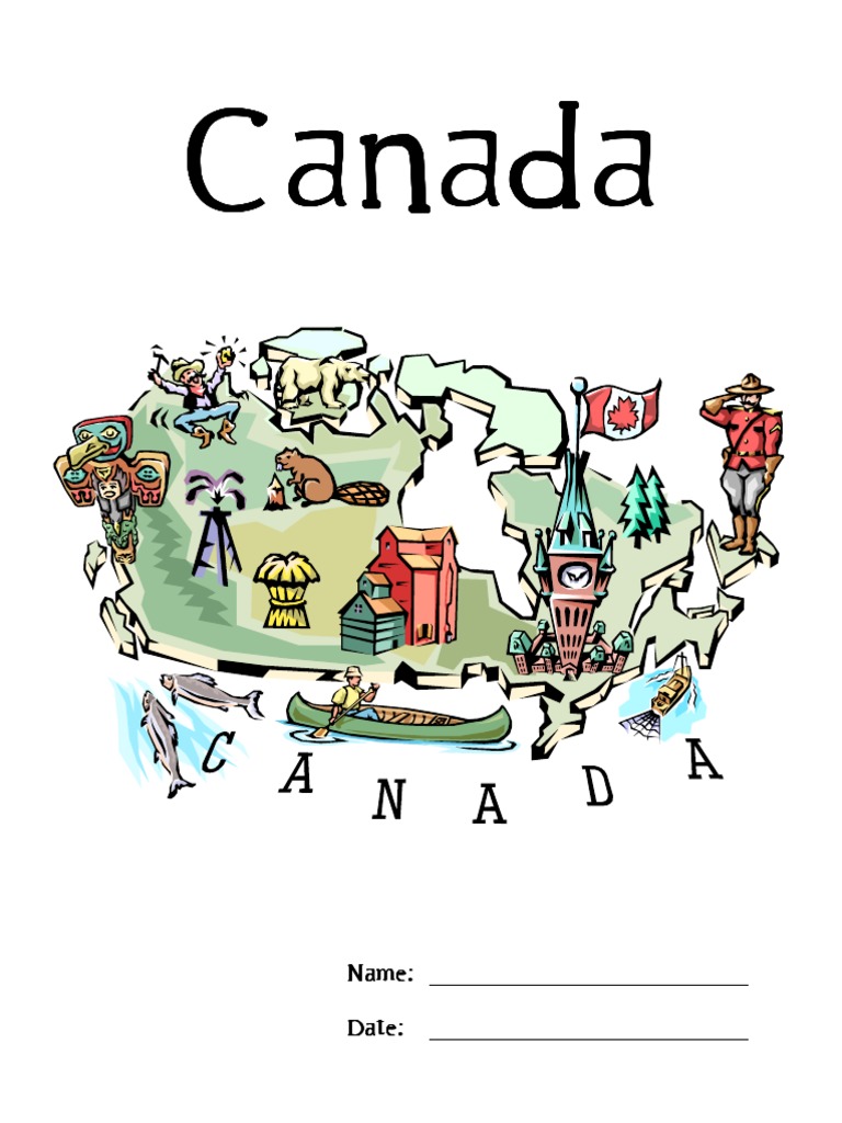 Lapbook About Canada | PDF | Cougar | Moose
