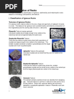 The Textures of Sedimentary Rocks | PDF | Clastic Rock | Sedimentary Rock