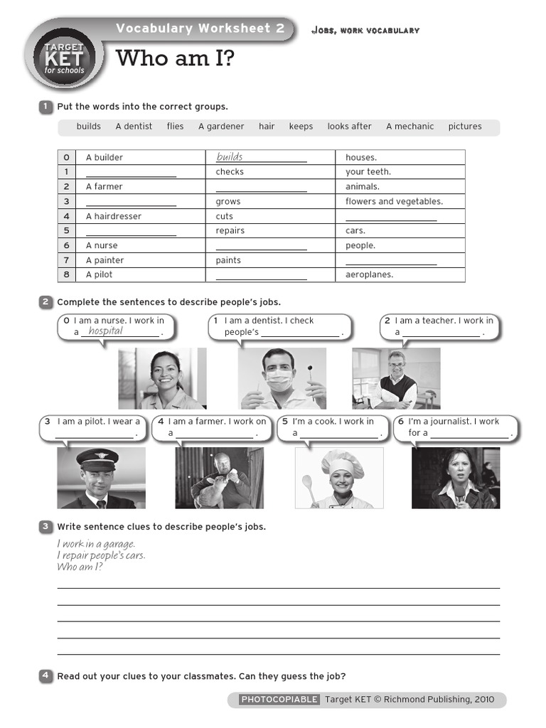 Ket Unit2 Worksheet | PDF