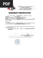 Barc Certificate | PDF