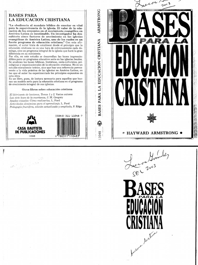 UNA FILOSOFIA APROPIADApara La Iglesia C. Hayward Armstrong | PDF ...