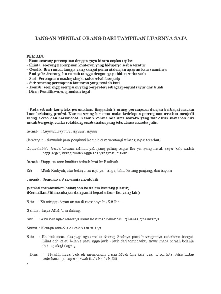 Tugas Drama | PDF | Seni