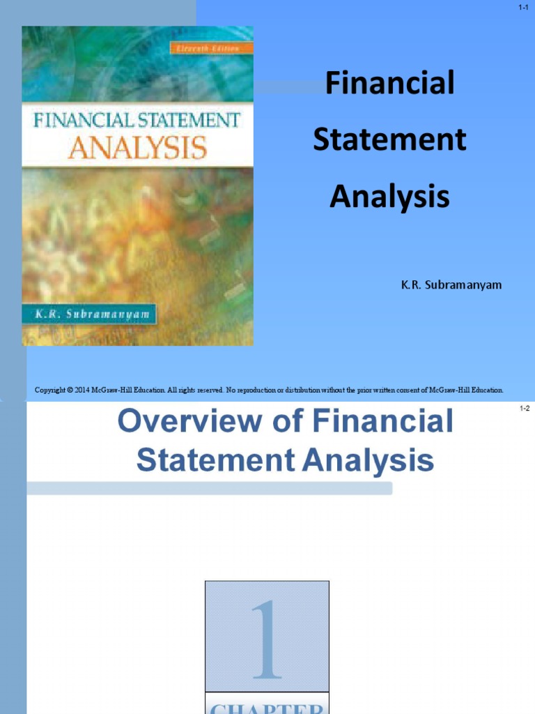 Financial Statement Analysis: K.R. Subramanyam | PDF | Valuation ...