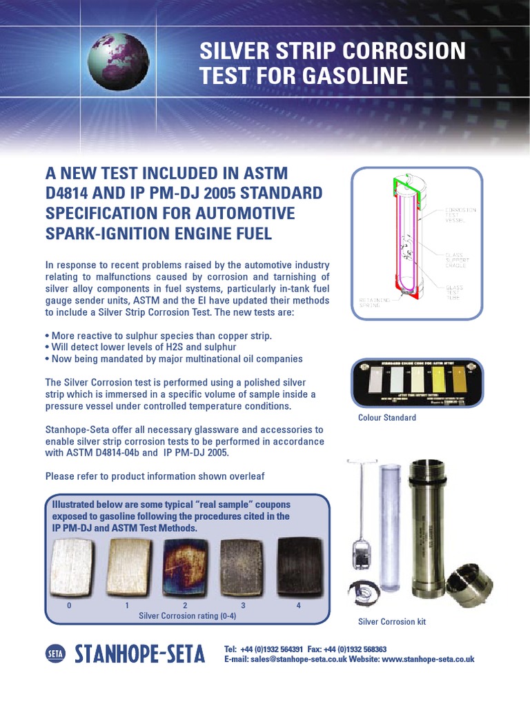 Silver Strip Corrosion Test Guide | PDF | Corrosion | Silver