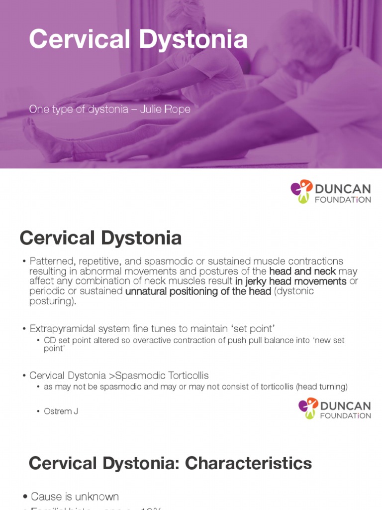 Understanding Cervical Dystonia Symptoms | PDF | Dystonia | Medicine