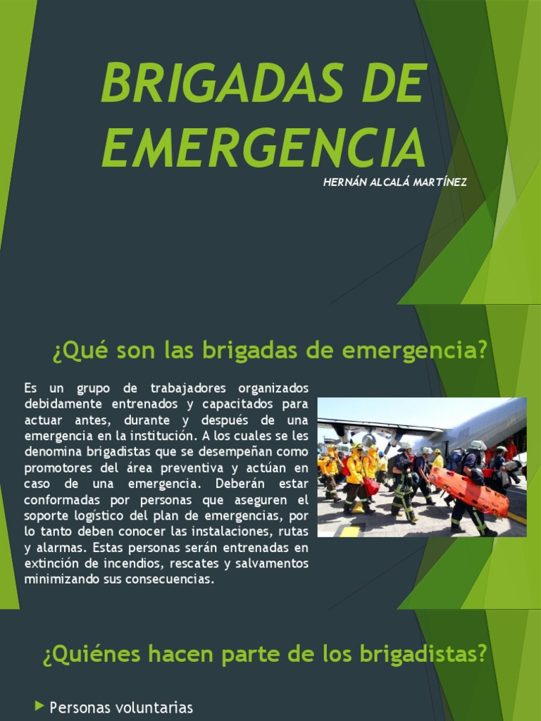 Brigadas de Emergencia | Descargar gratis PDF | Emergencia | Seguridad Pública
