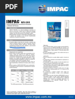 Ficha Tecnica Impermeabilizante IMPAC 5000 Fibratado. | PDF | Cemento | El plastico