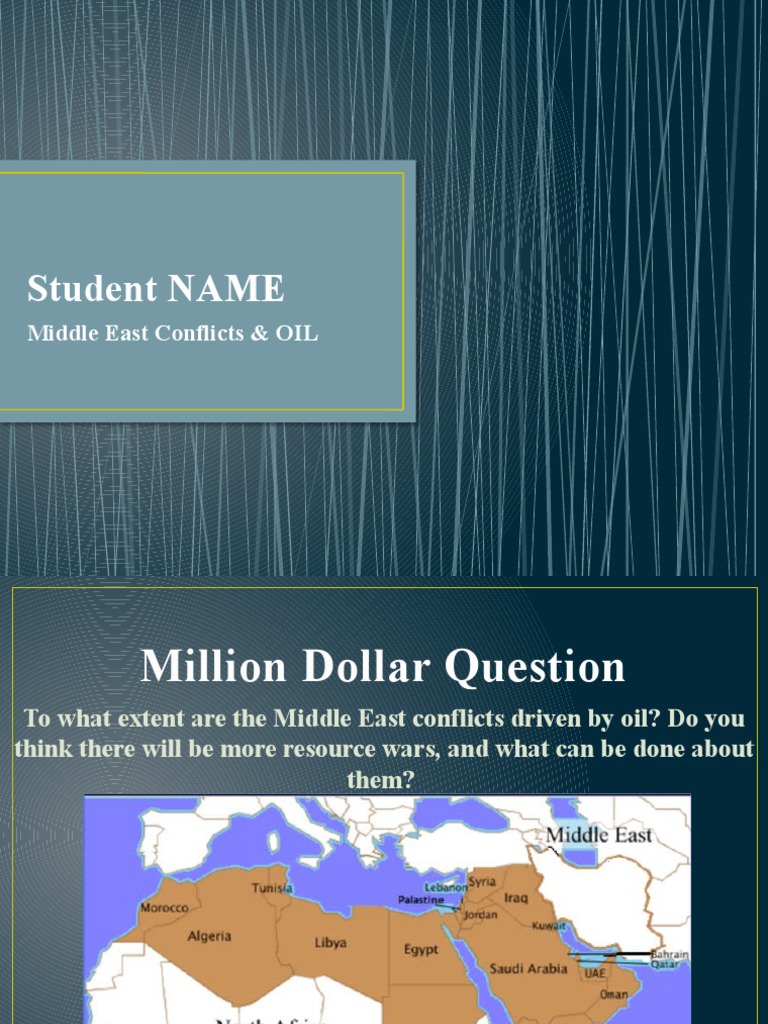 Middle East Conflicts & Oil Presentation | PDF | Middle East | Opec