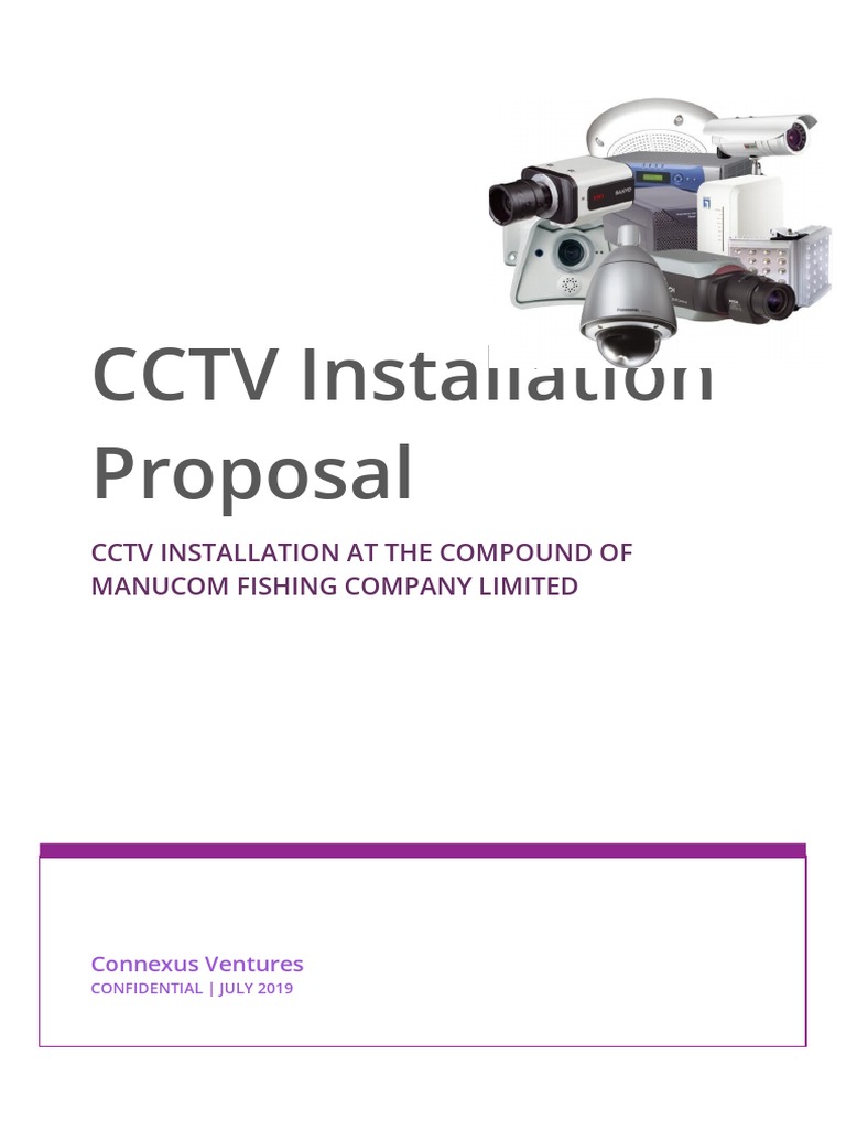 CCTV Installation Proposal - MANUCOM | PDF | Closed Circuit Television ...