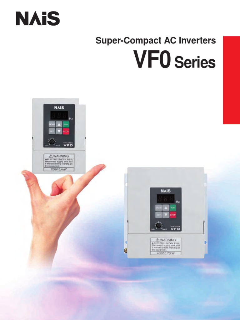 Panasonic VF0 Inverters | PDF | Power Supply | Power Inverter