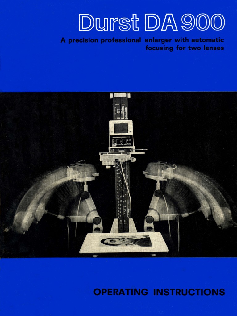 Durst Da900 Manual | PDF