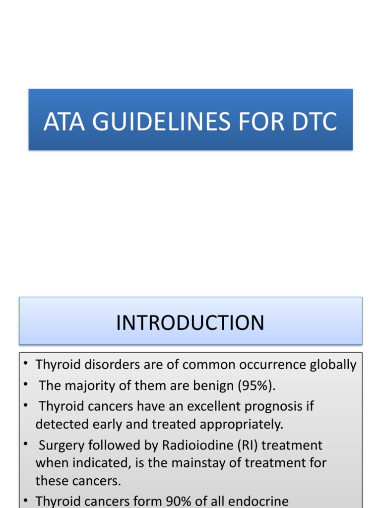 Ata Guidelines Seminar | PDF | Metastasis | Thyroid Stimulating Hormone