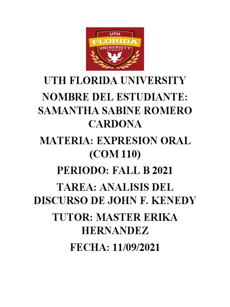 Uth Florida University | PDF | Luna | John F. Kennedy