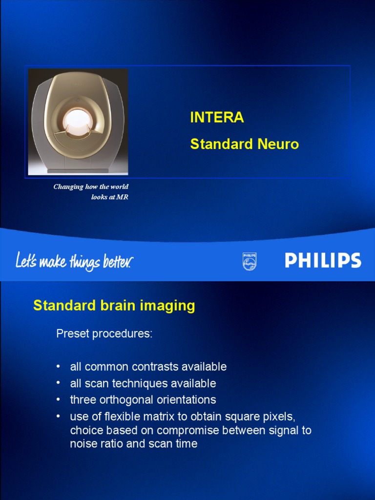 Standard Neuro | PDF | Magnetic Resonance Imaging | Vision