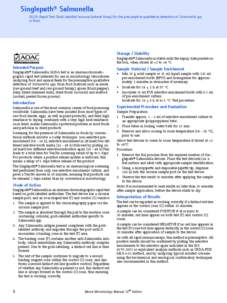 Storage / Stability Sample Material / Sample Enrichment | PDF | Foods ...