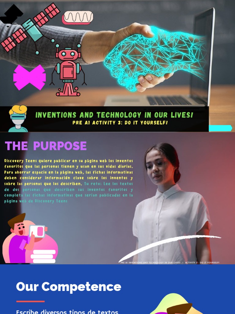 PRE A1 Inventions and Technology in Our Lives! - Activity 3 Do It ...