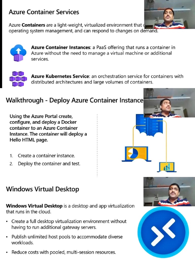 Azure Container Services | PDF | Databases | Microsoft Azure