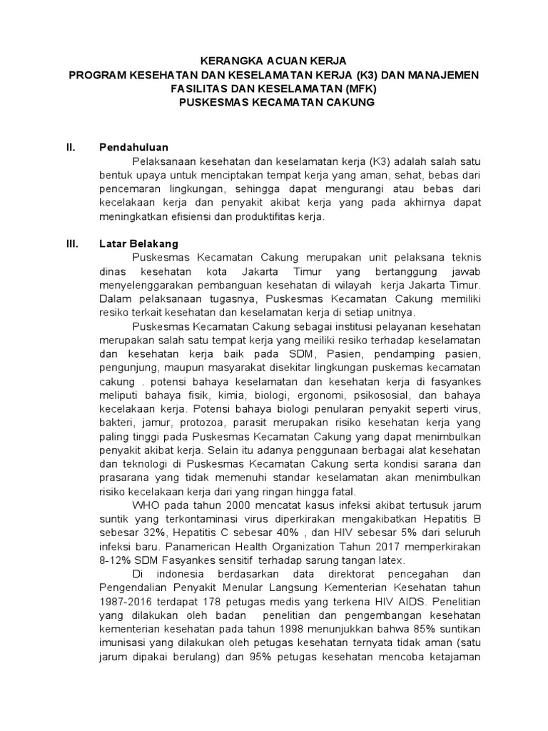 Kak K3-Pegawai | PDF | Sains & Matematika