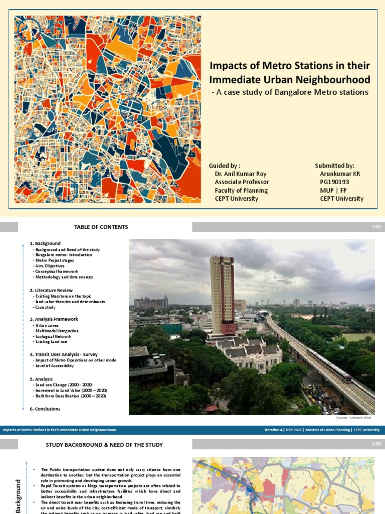 Thesis Presentation | PDF | Public Transport | Rapid Transit