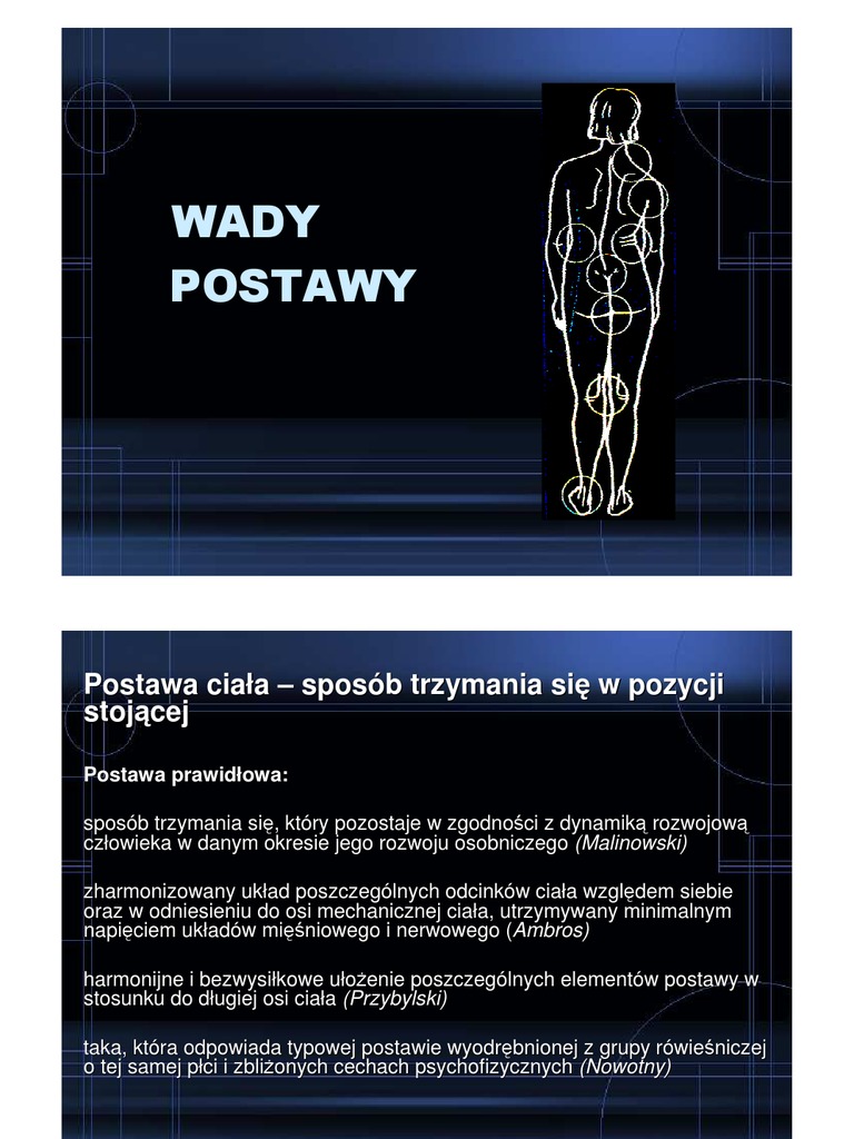 Wady Postawy | PDF