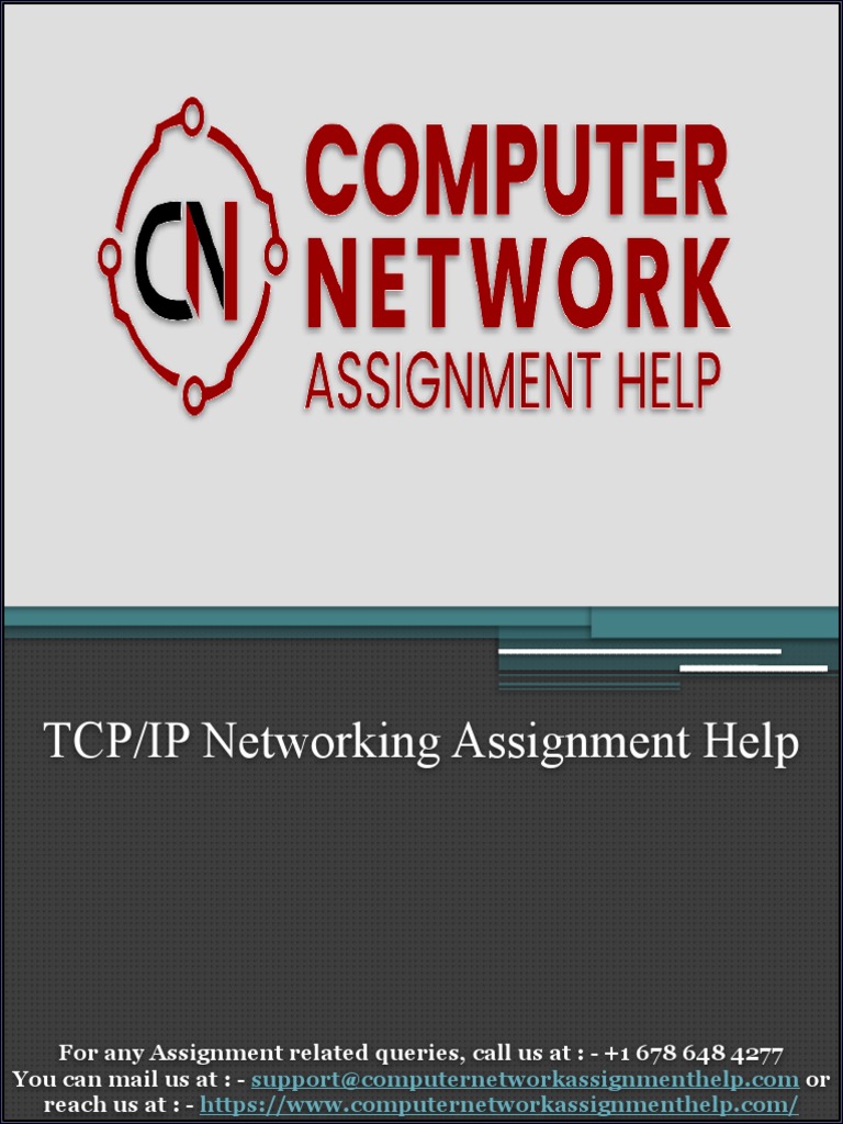 Tcp And Ip Networking Assignment Help Pdf Internet Protocols Ip Address 