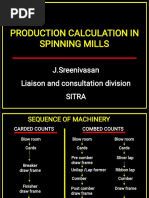 Spinning Production Calculations | PDF | Physical Quantities ...