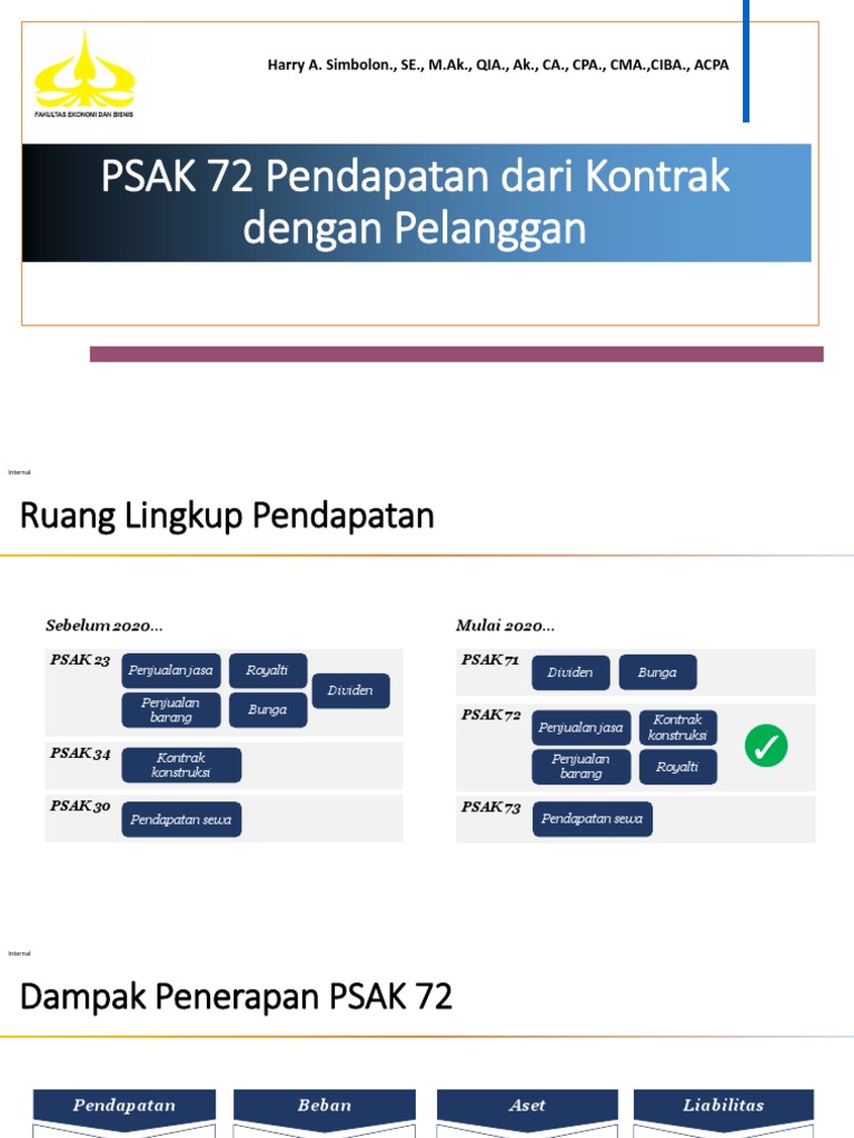 PSAK 72 Pendapatan | PDF | Bisnis | Hukum