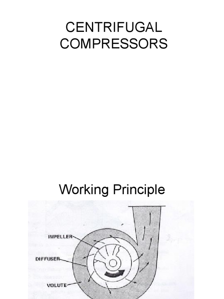 Centrifugal Compressors | PDF