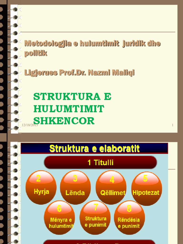7.struktura e Hulumtimit Shkencor | PDF