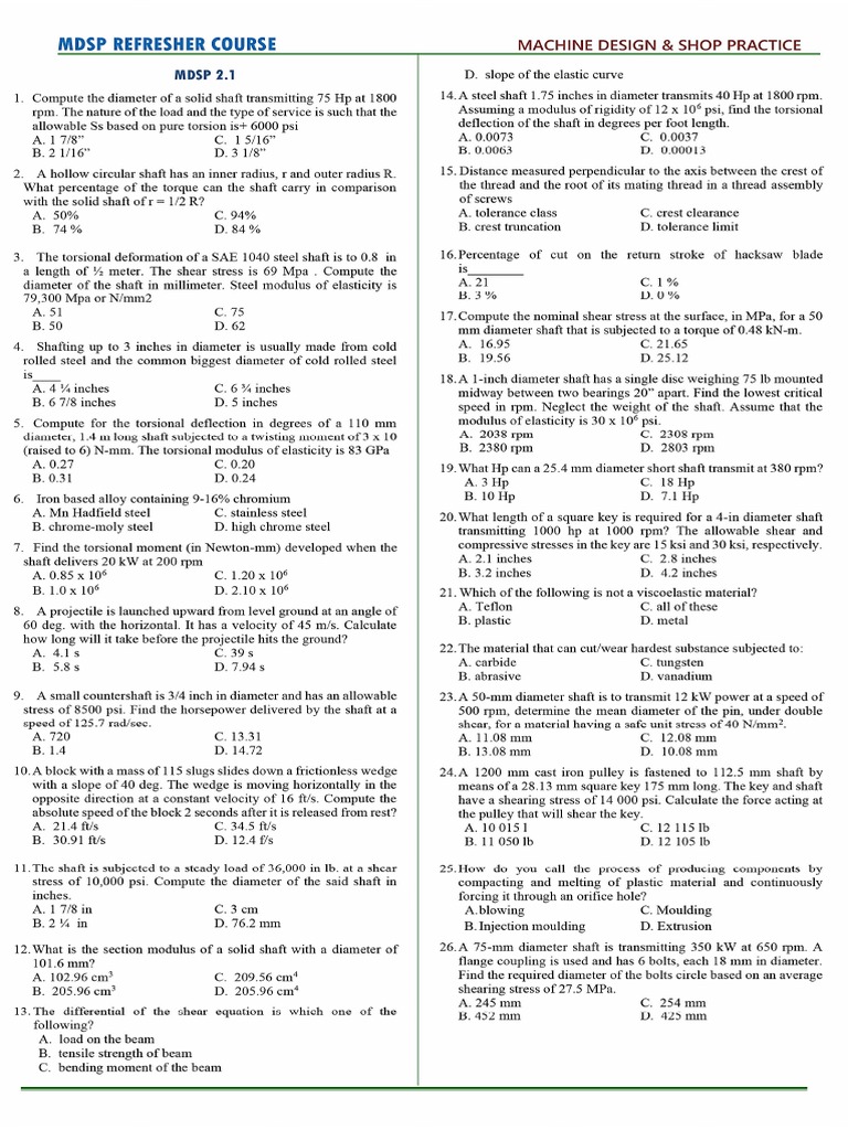 Machine Design | PDF