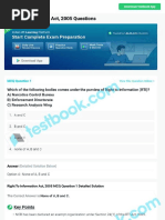 RTI Act 2005 Study Notes | PDF | Copyright | Government Of India