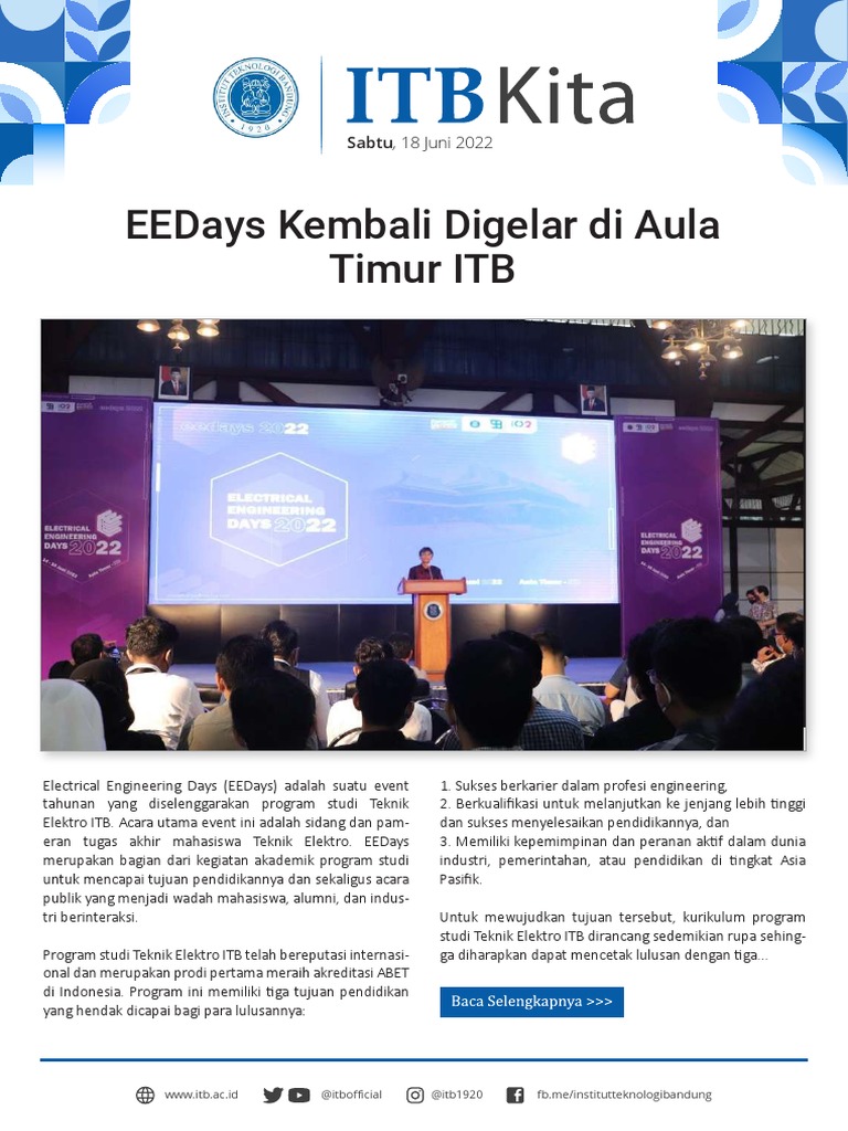 Hari Teknik Elektro ITB 2022 | PDF