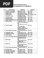 List Harga Infus Sanbe | PDF | Home & Garden