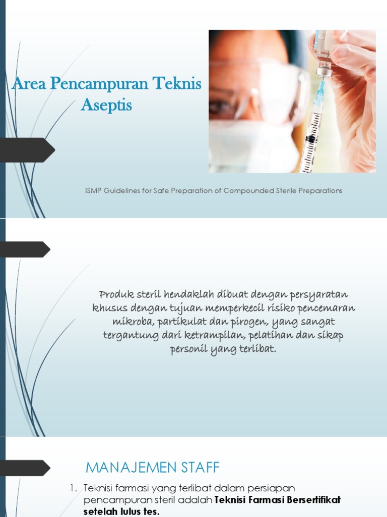 Dispensing Sediaan Steril Dan TPN 1 | PDF